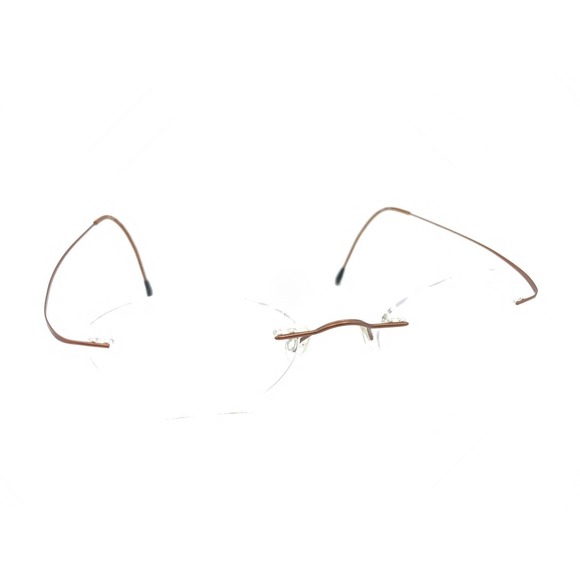 Silhouette | Accessories | Silhouette 7395 4 6069 Titanium Brown Rimless Eyeglasses Frames 2 150 ...